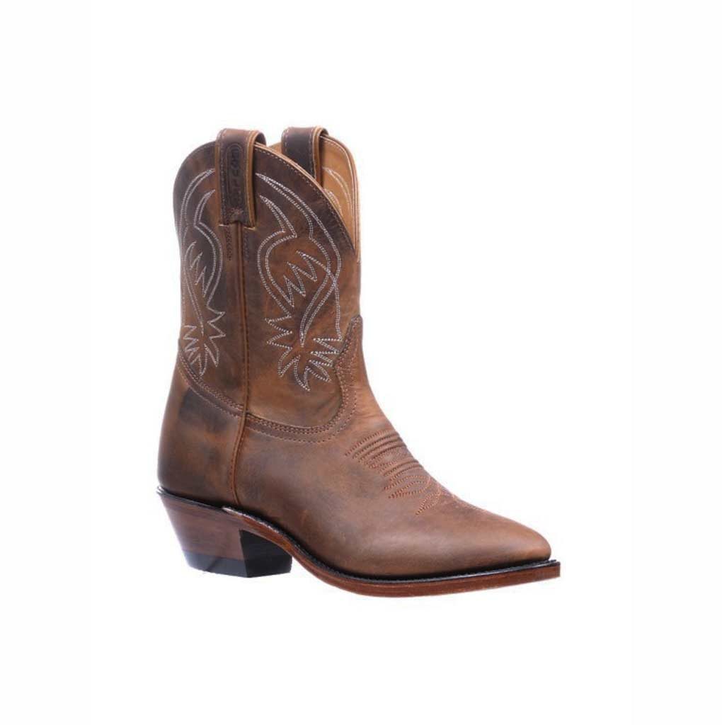 5183 Bottes Boulet pointue marron Femme. | la joya-western