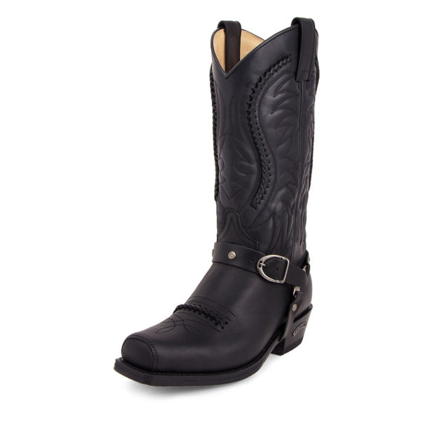 3434 bottes Sendra western noir hommes femmes | la joya-western