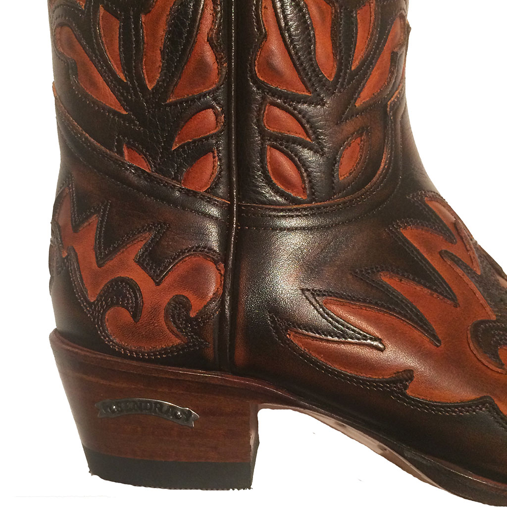 5529 Botte sendra flora marron Femme | la joya-western