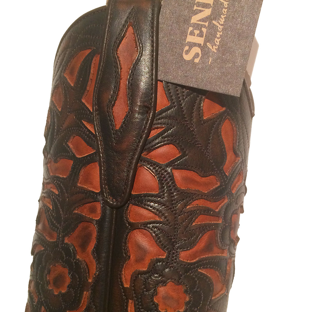 5529 Botte sendra flora marron Femme | la joya-western