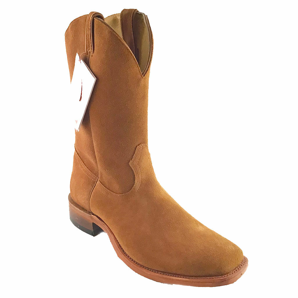 0379 Bottes Boulet bout carré marron Homme | la joya-western