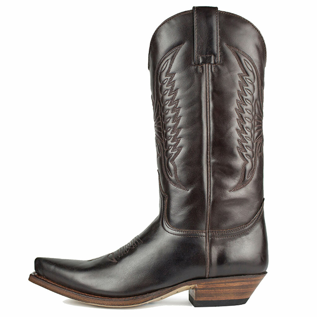 2073 Bottes Sendra MARRON PATINE UNISEXE | la joya-western