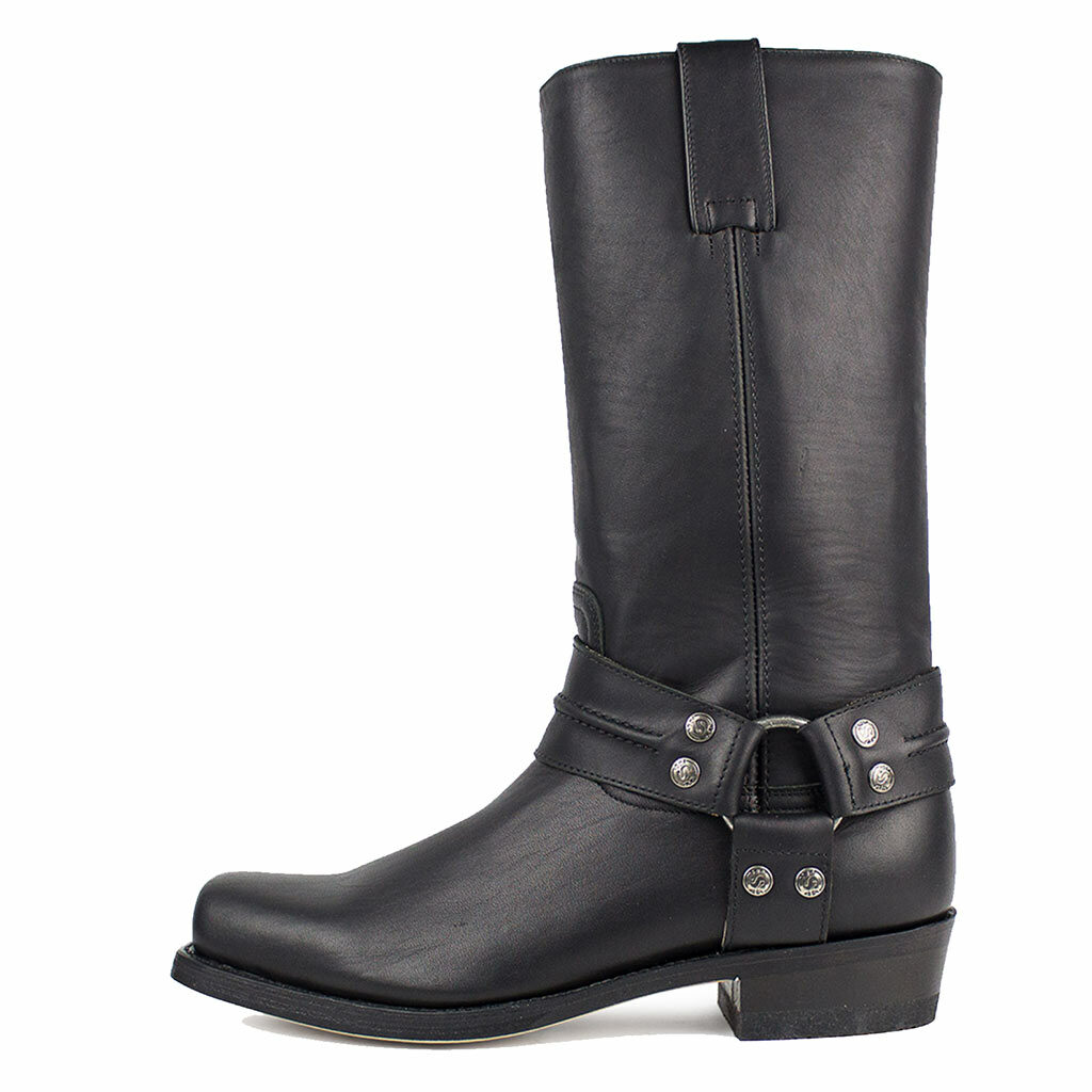 2380 Bottes Sendra bout carré noir UNISEXE | la joya-western